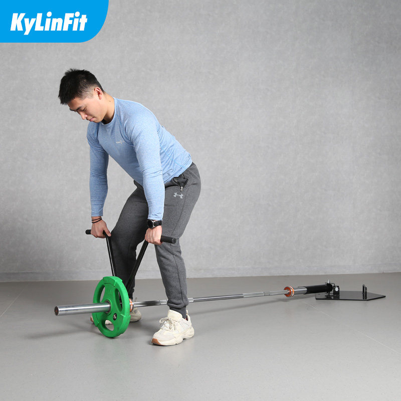 Multi-Functional T-Shaped Barbell Bar for Rowing and Core Training