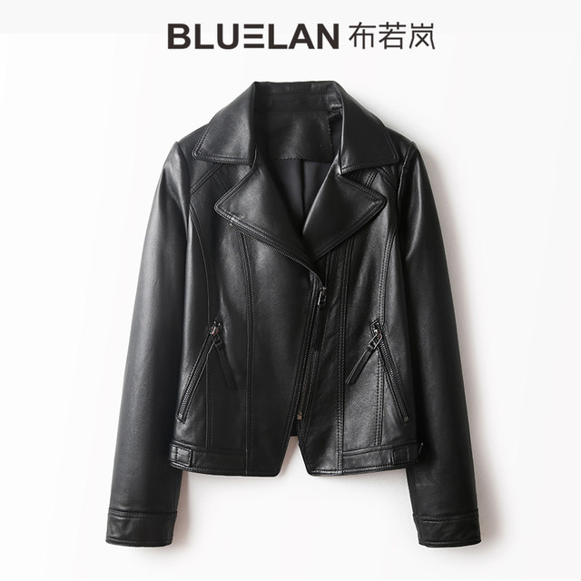 Sheepskin small leather jacket women's short autumn and winter new ...