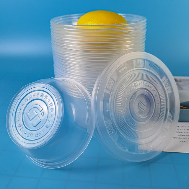Disposable bowl plastic small bowl takeout tableware packaging set ...