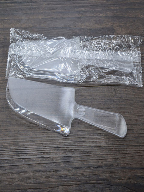 Special offer direct sale frosted solid cake knife disposable cake ...