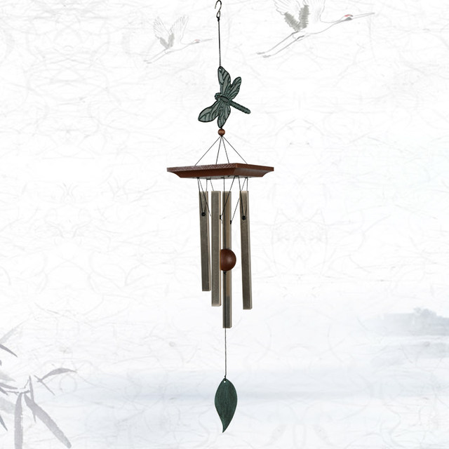 Outdoor decoration square tube wind chimes aerial pendant Nordic ...