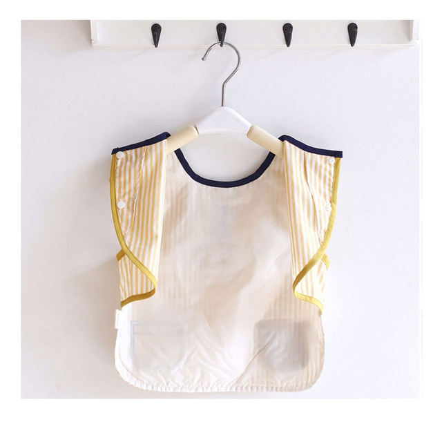 Baby Bib Baby Cotton Reverse Dressing Children's Waterproof Eating ...