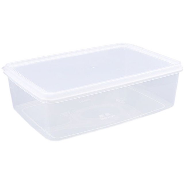 Crisper box transparent plastic box square refrigerator special ...