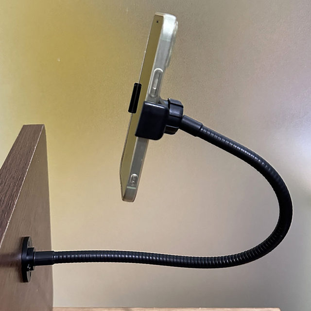 Wall mobile phone holder bedside tablet clip wall fixed support hose ...