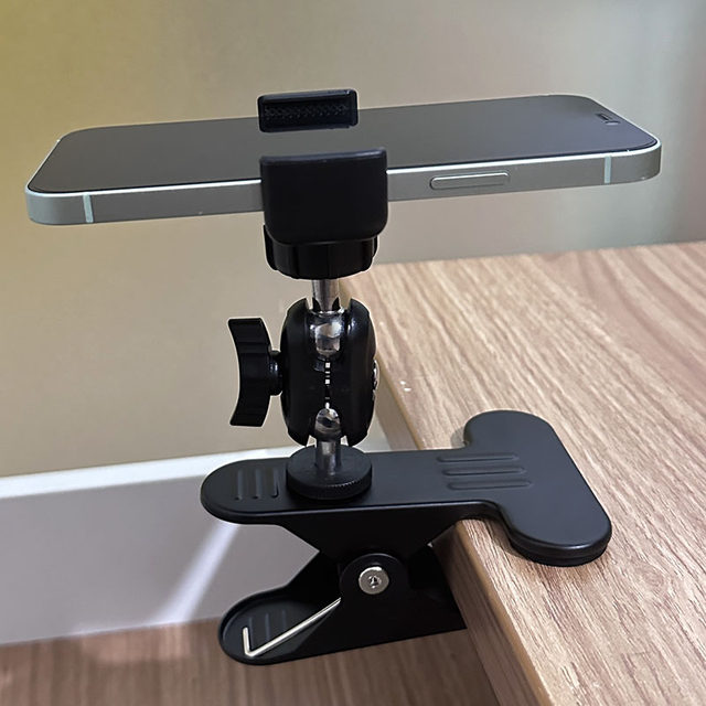 Metal strong clamp desktop selfie tablet support clamp bedside gimbal ...