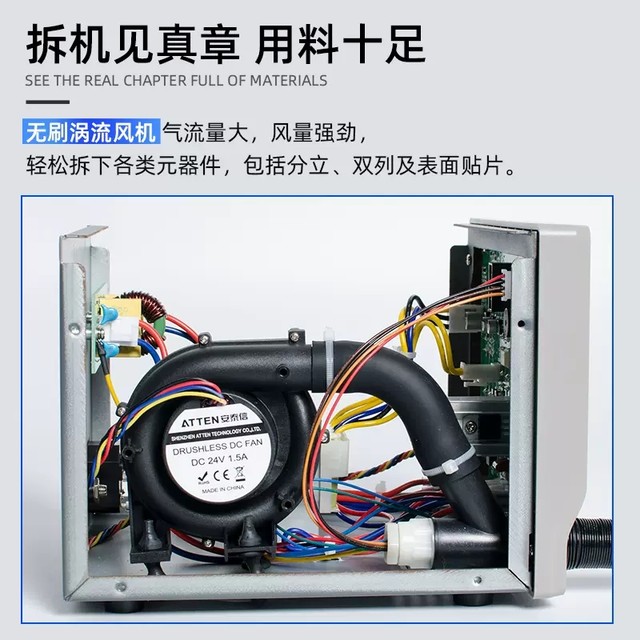 Antaixin St862D Hot Air Gun Soldering Station Industrial Digital ...