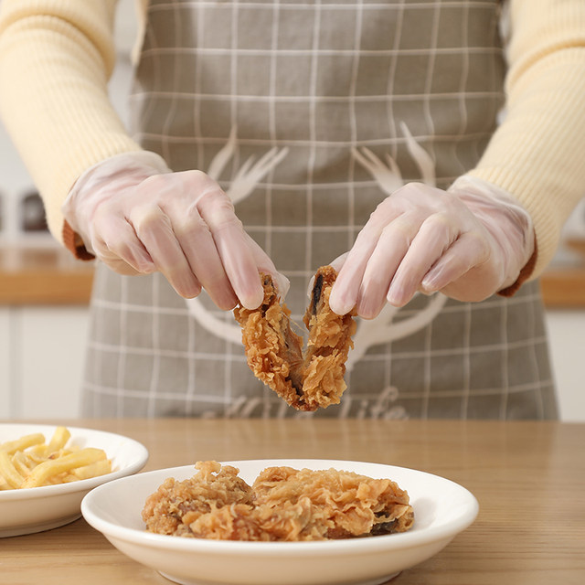 Food grade special disposable gloves TPE removable baking catering ...