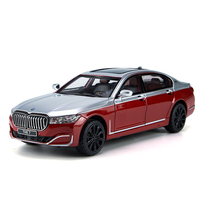 Simulation 1:24 BMW 760Li alloy car model children's boy toy birthday ...