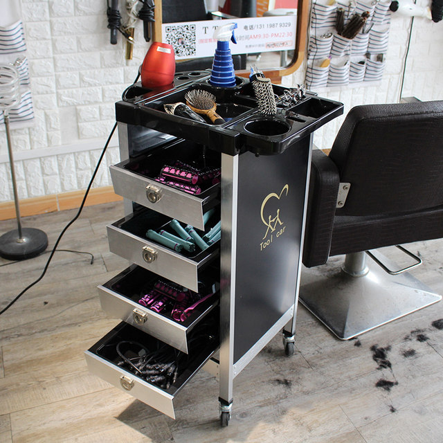 Barber shop cart, hairdressing cart, hair salon tool, hot staining ...