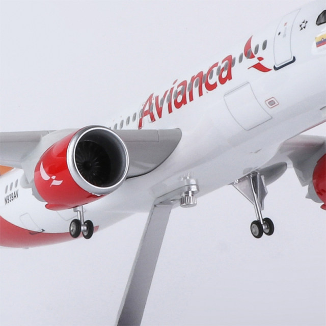 Colombian Airlines A320NEO Simulation Passenger Aircraft model 47cm gift