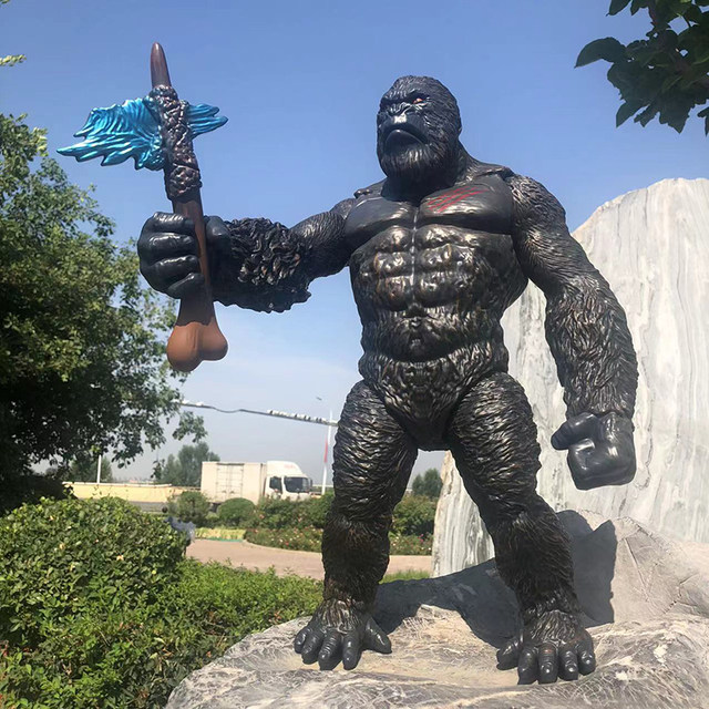 Large King Kong Soft Plastic Tomahawk Long Tail Godzilla Chimpanzee ...