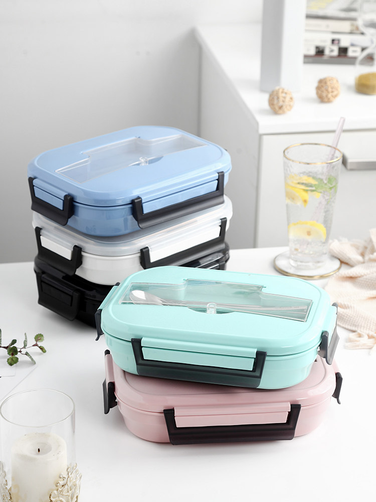 Onlycook 304 Stainless Steel Lunch Box - Food Grade Thermal Insulation Plate Tableware for ...