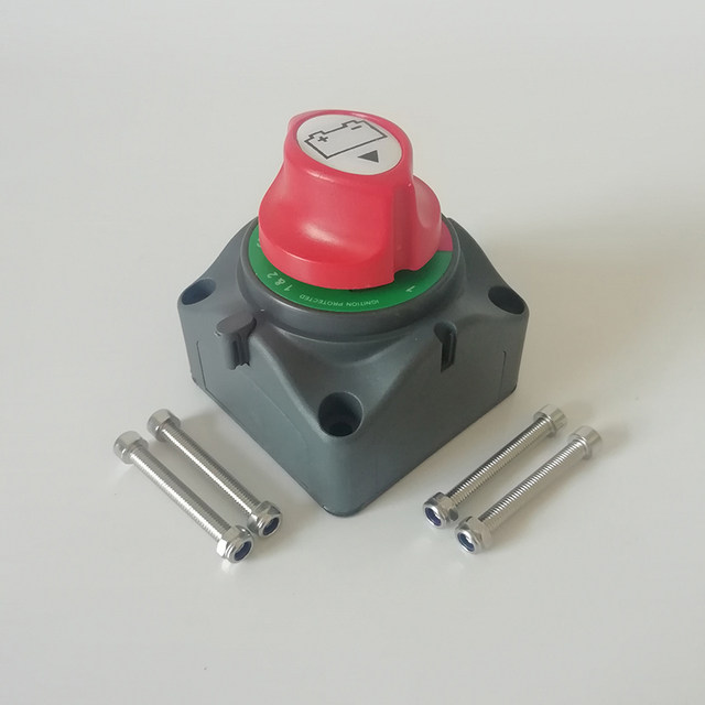 Car dual battery transfer switch four-speed three-pin high current 175A ...