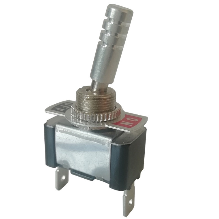 Toggle button - White metal rocker switch two pins | Diy