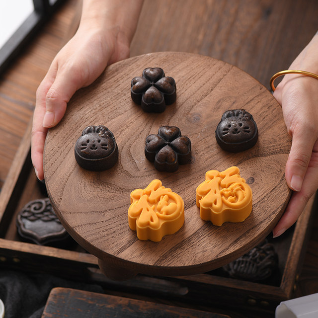 New Chinese-style black rice Cantonese-style mooncake mold, national ...