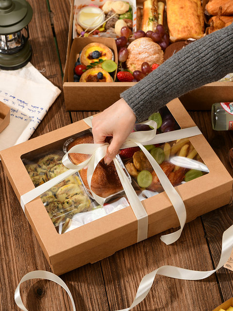 Wildfill box packing bento bento box spring tour camping net red ...