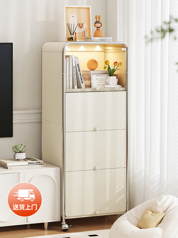 Flins Home Multi-Layer Storage Cabinet - Versatile Storage Solution for Living Spaces