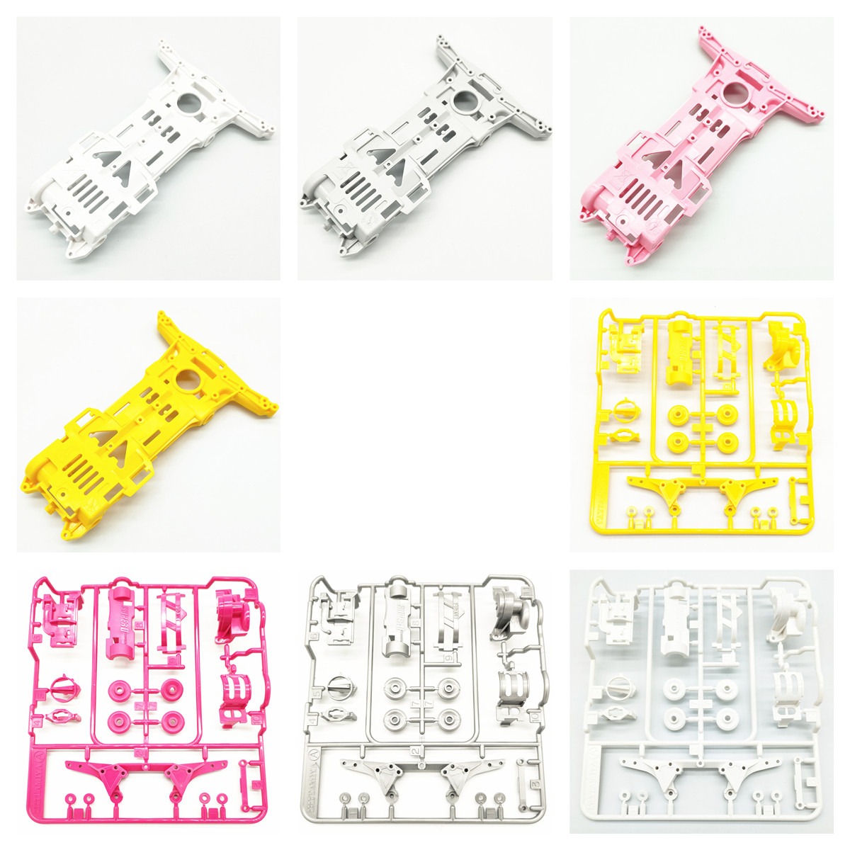 Tamiya four-wheel drive S2 chassis plate parts quick disassembly TAMIYA ...