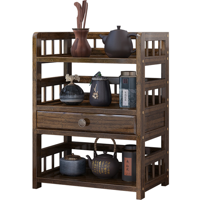 Tea cabinet storage rack tea table living room table side cabinet ...