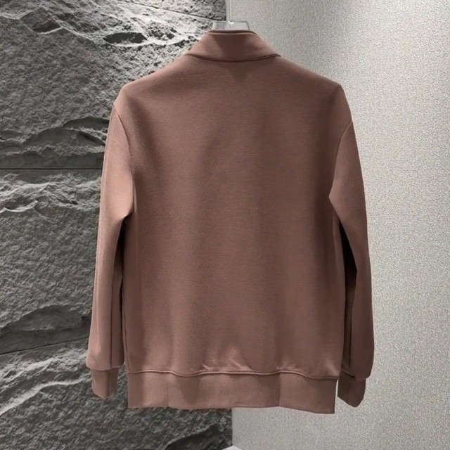 Autumn men's new spliced high-end solid color jacket, simple and ...