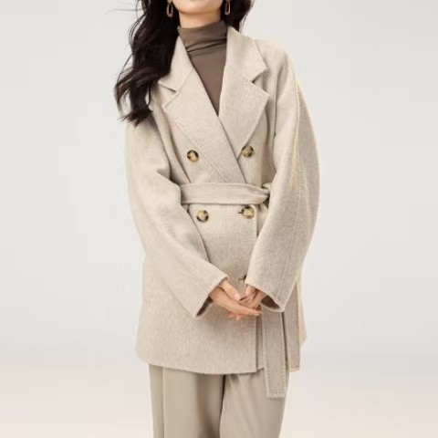 801 long wool short style 2024 autumn and winter new casual fashion ...