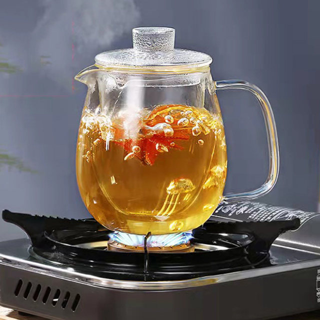 Heat-resistant glass teapot, thickened, explosion-proof, filtered ...