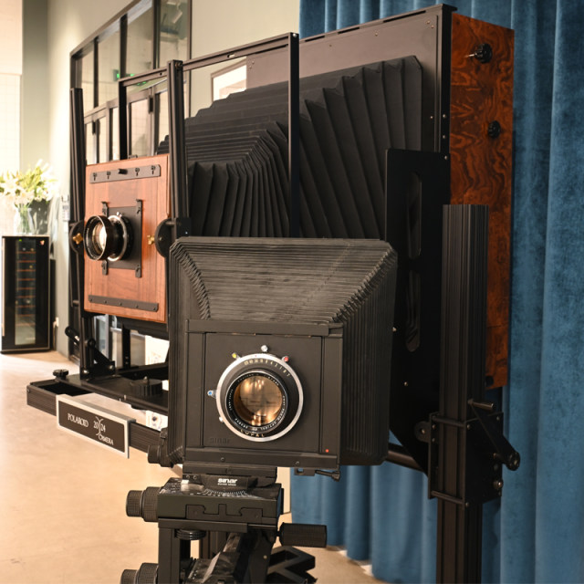 Shooting the 4X5 -inch large format fashion studio portrait portrait ...