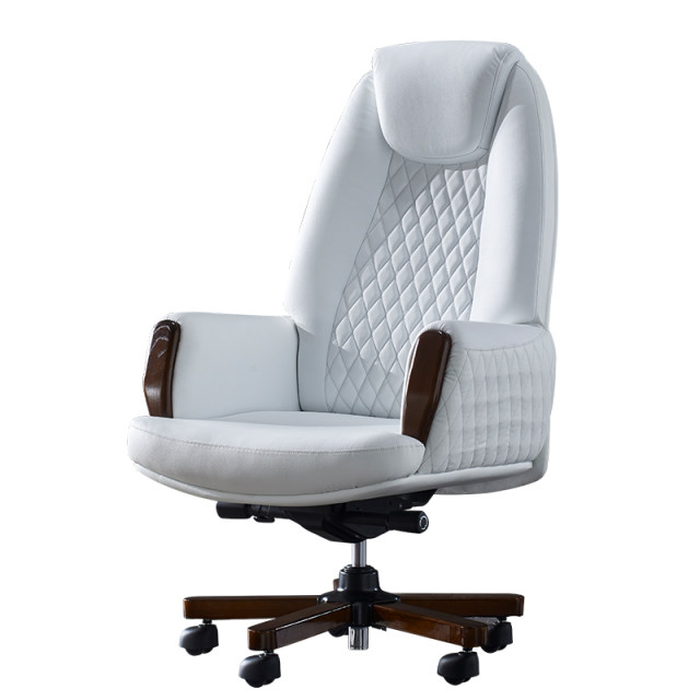 Wooden Wild White Fashion Boss Chair Chief President Computer Chair ...