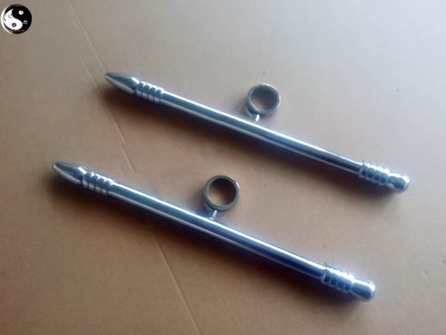 Stainless steel judge pen solid pen Emei pierced acupoint pen ...