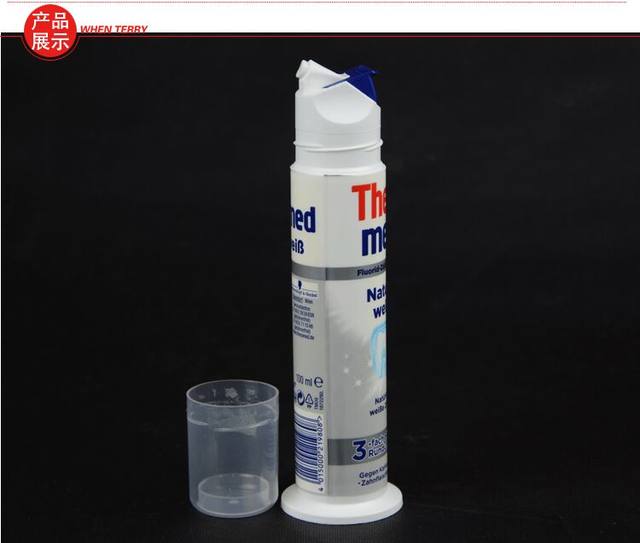 German original Henkel toothpaste fresh breath deep cleaning press ...