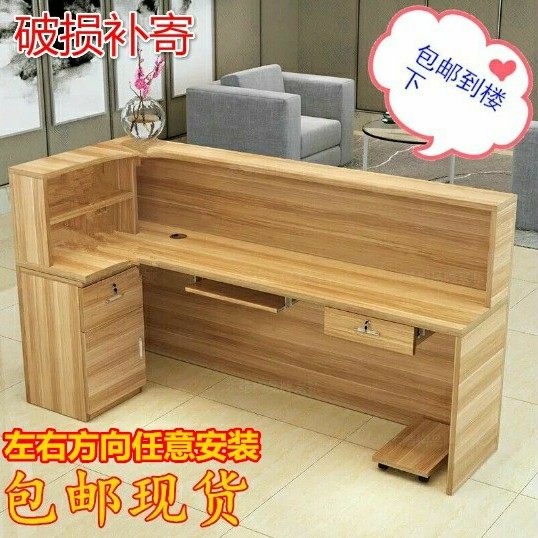 Hot selling corner bar cashier counter simple modern supermarket front ...