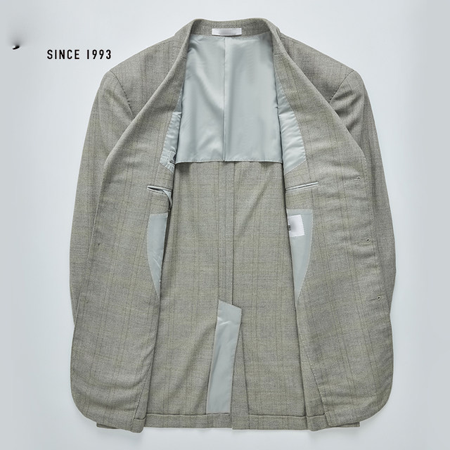 The new autumn thin hair suits men's half -lined suit is loose in suits