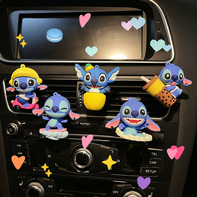 Stitch Car Decoration Girls Car Decoration Stitch Car Accessories Air ...