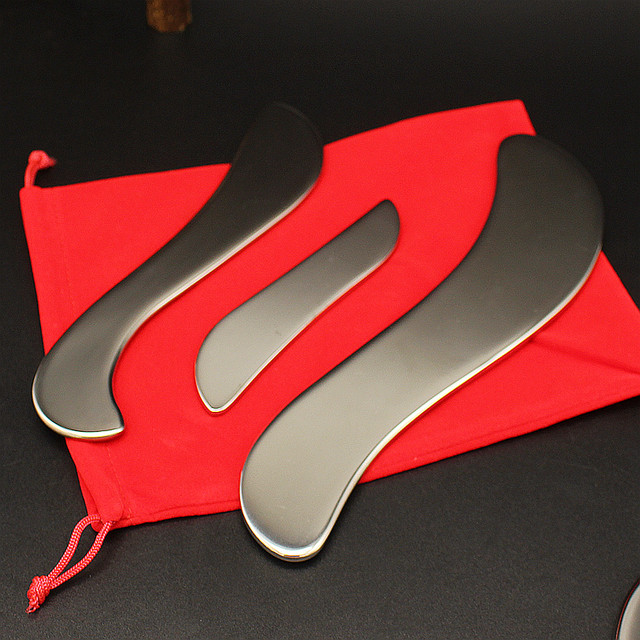 Stainless steel fascia knife Kang scraping board S-type fascia scraping ...