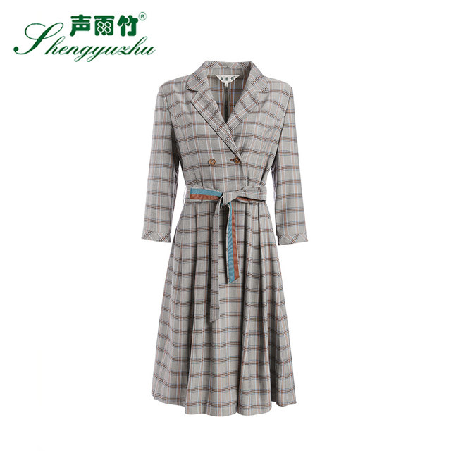 Shengyuzhu official flagship store autumn new dress commuting fashion ...