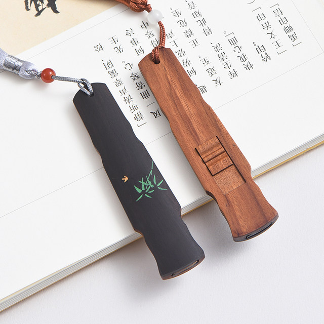 Retro classical mahogany U disk 32g Chinese style creative guqin cute high-end commemorative ...