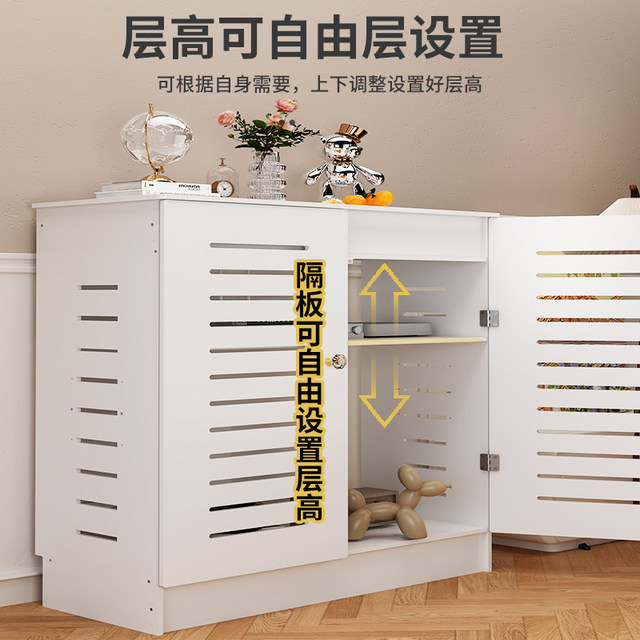 Living room wifi router storage cabinet floor-standing box storage box ...