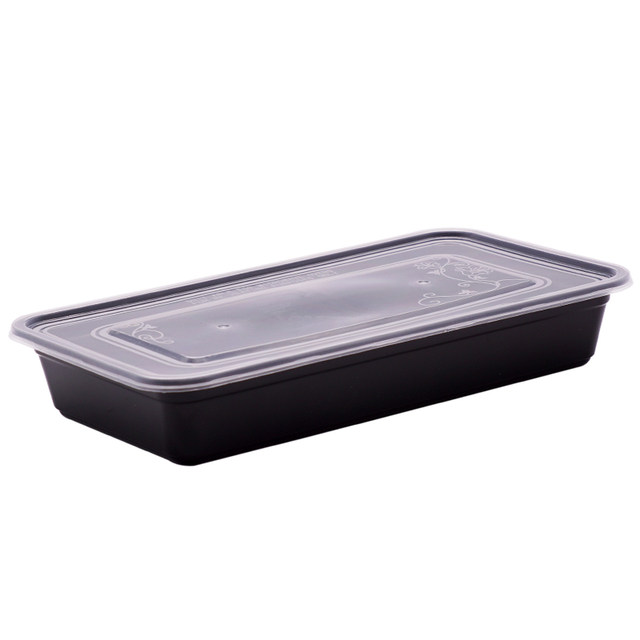 1350ml Disposable Grilled Fish Box Grilled Skewers Takeaway Packing Box ...