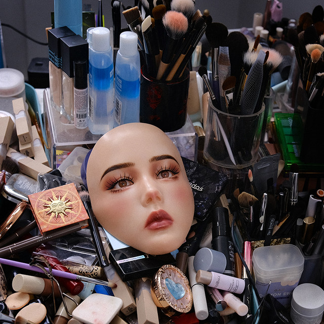 Full face makeup practice panel makeup practice artifact mask beginners ...