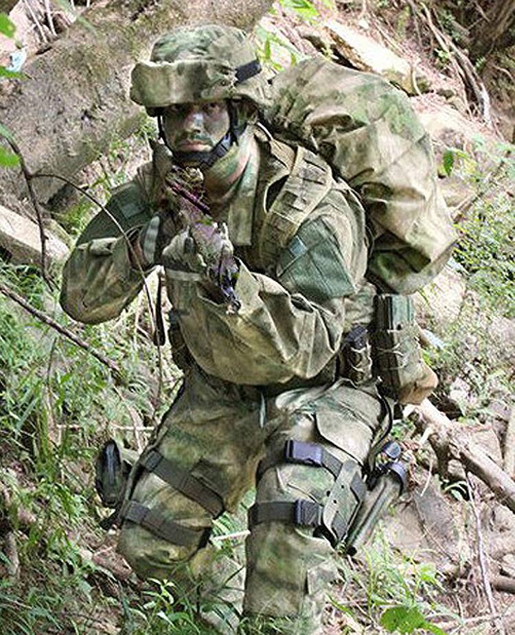 Outdoor Fish A-TACS FG Green Camouflage Uniform - Tactical Suit