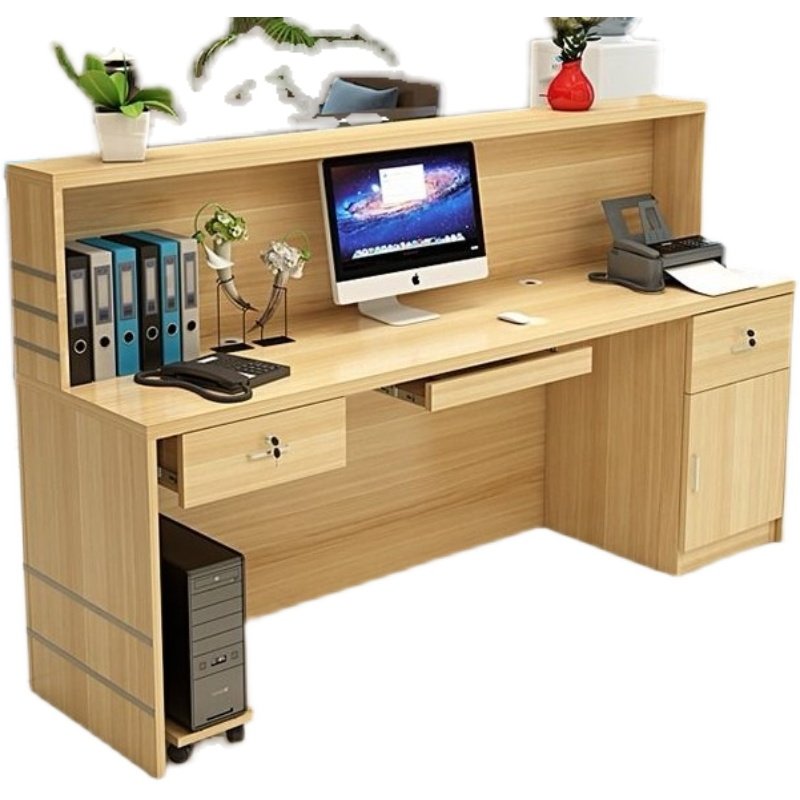 Cashier counter simple modern corner beauty salon small clothing store ...