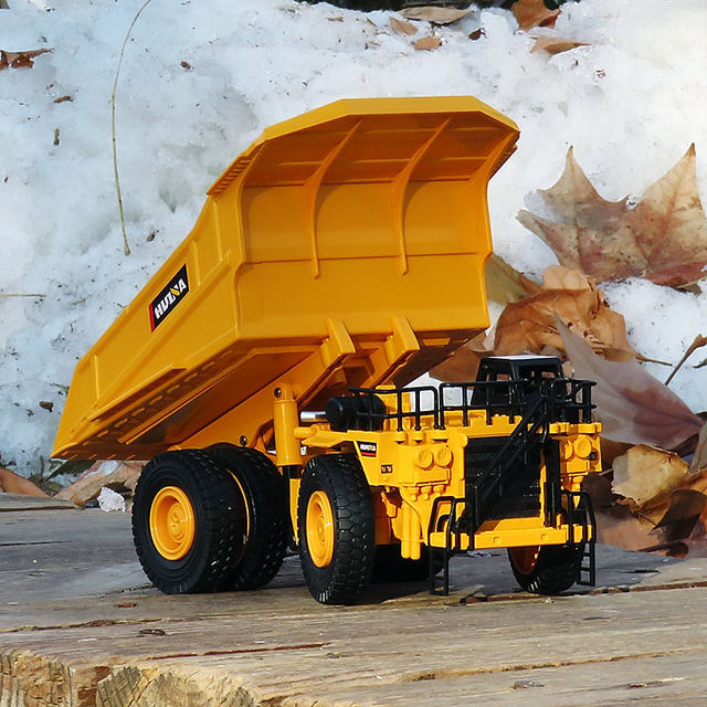Genuine Huina alloy mining truck mining dump truck model transport ...