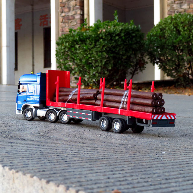 Caddywick alloy engineering vehicle model 1:50 wood transport vehicle ...