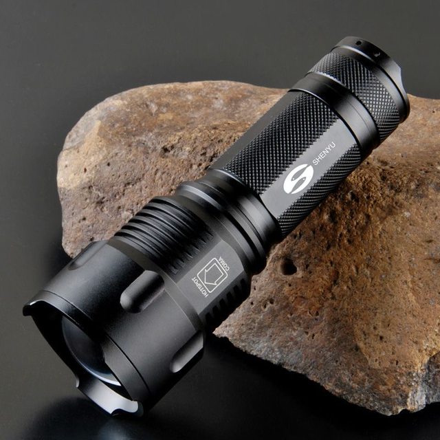Shenyu flashlight strong light rechargeable ultra-bright LED long-range ...