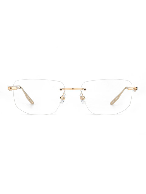 MAYBACH Maybach glasses men's rimless square German handmade frames ...