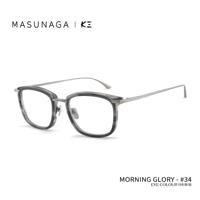 MASUNAGA x KENZO Masunaga glasses frame Kenzo Takada co-branded retro ...