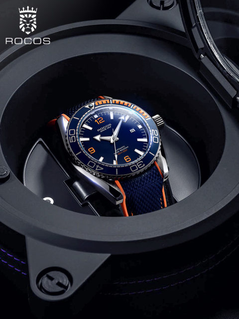 Rex ROCOS genuine water ghost trend brand diving watch men's watch ...