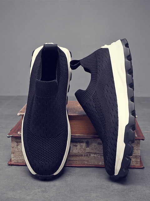 New summer breathable flying men's shoes 45 large-size cloth shoes 46 ...