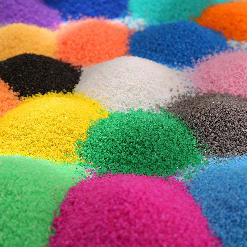 Sable coloré pour sablière de parc et micro-aménagement paysager ...