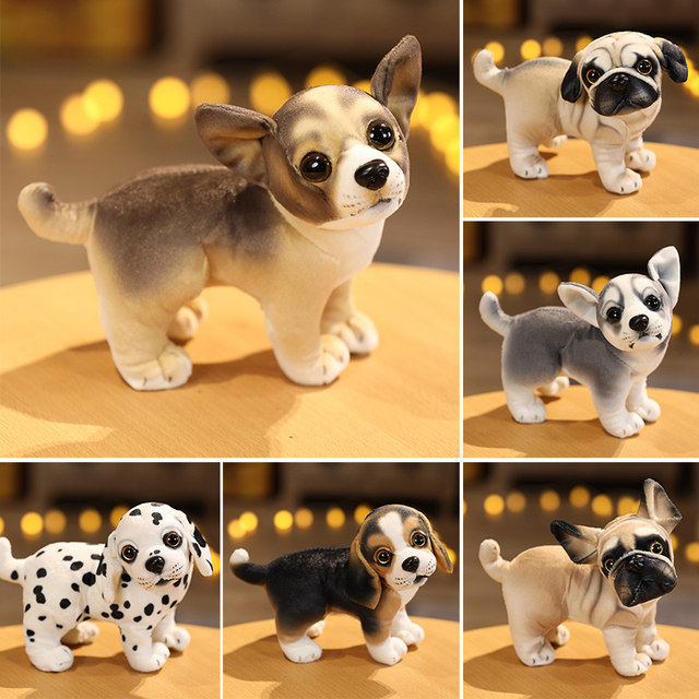 Famous Dog Dog Doll Simulation Puppy Plush Toy Husky Chihuahua Starling ...